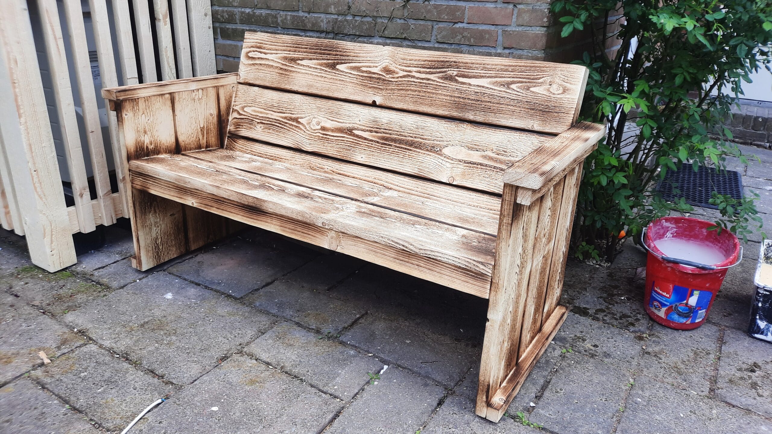 Strandbankje van Steigerhout - Enjoy Steigerhout